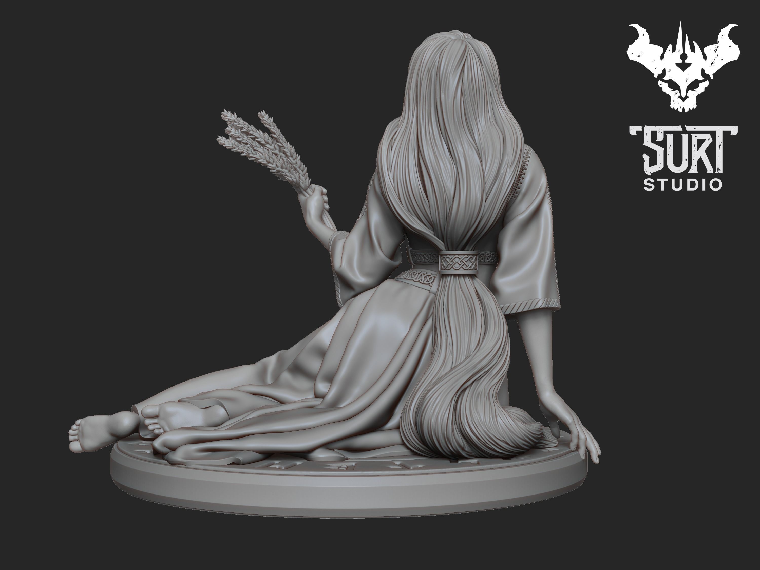 Goddess Sif 3D model 3D printable | CGTrader