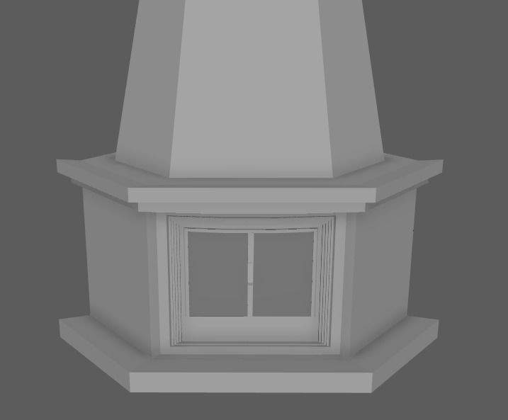 Corner Fireplace for the house low poly free VR / AR / low-poly 3D ...