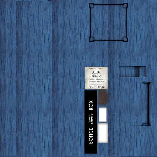 Doctor Whos Tardis 2010 OBJ C4D free 3D model | CGTrader