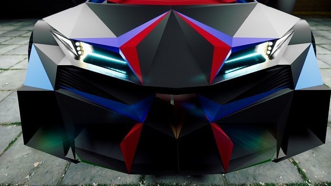 concept car free 3D model | CGTrader