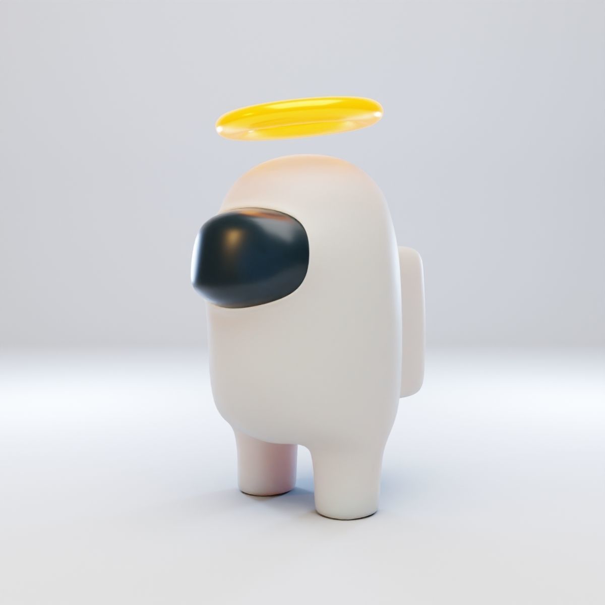 Among Us Angel Halo Character 3D model | CGTrader