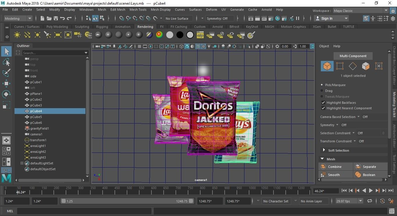 3D model Lays packet VR / AR / low-poly | CGTrader