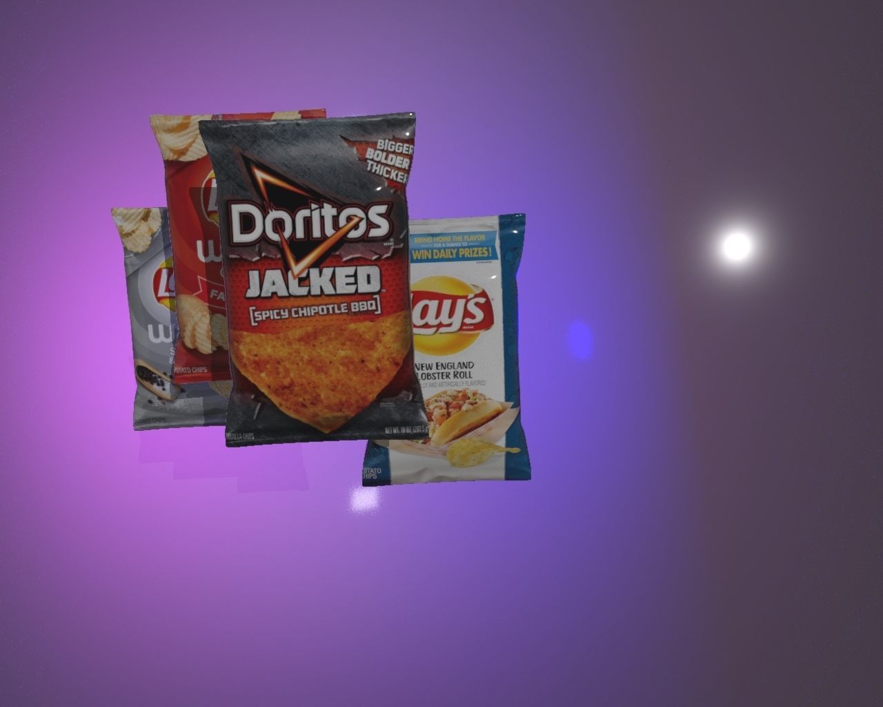 3D model Lays packet VR / AR / low-poly | CGTrader