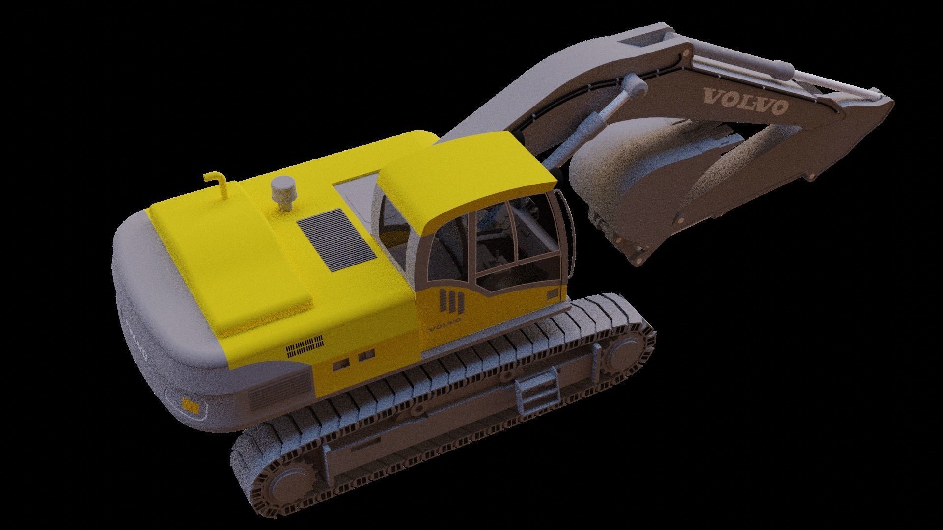 Volvo Excavator 3D model | CGTrader
