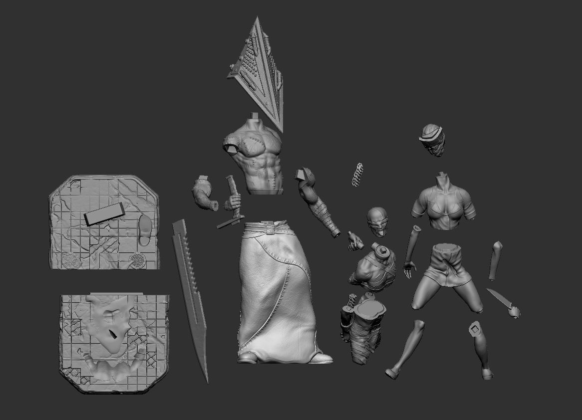 Pyramid Head 3D model 3D printable | CGTrader