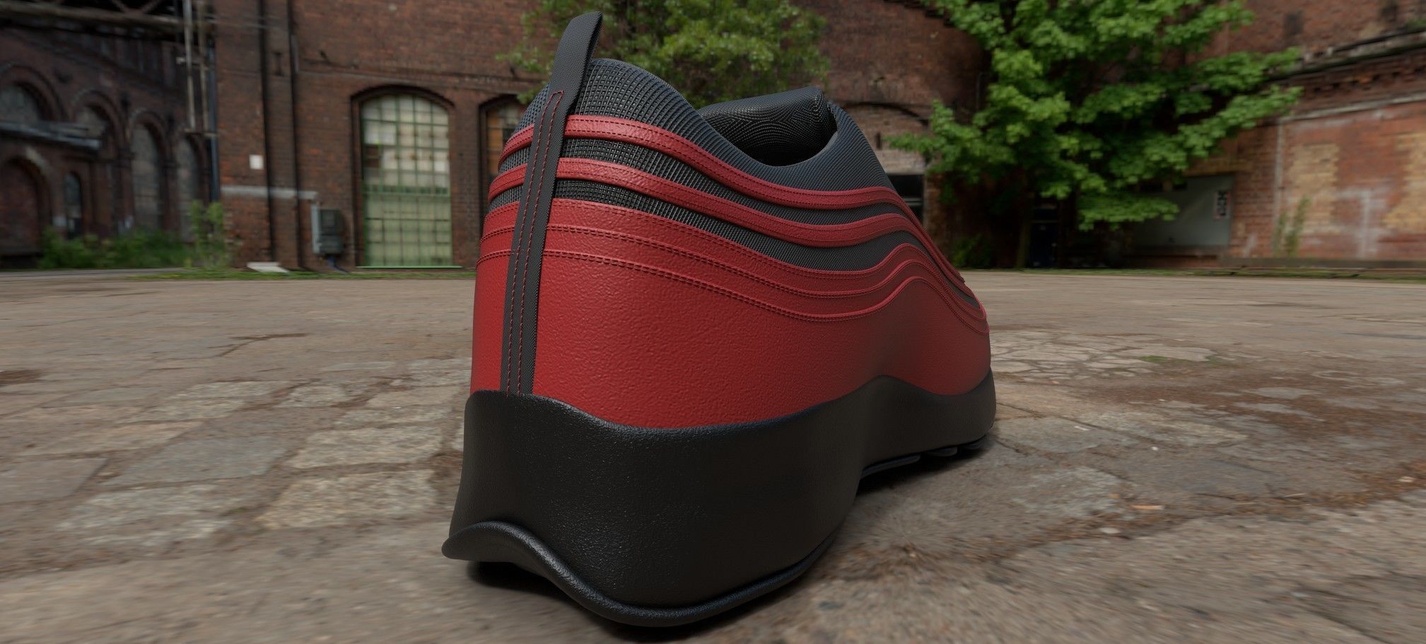 Shoes 3D model red 3D model | CGTrader