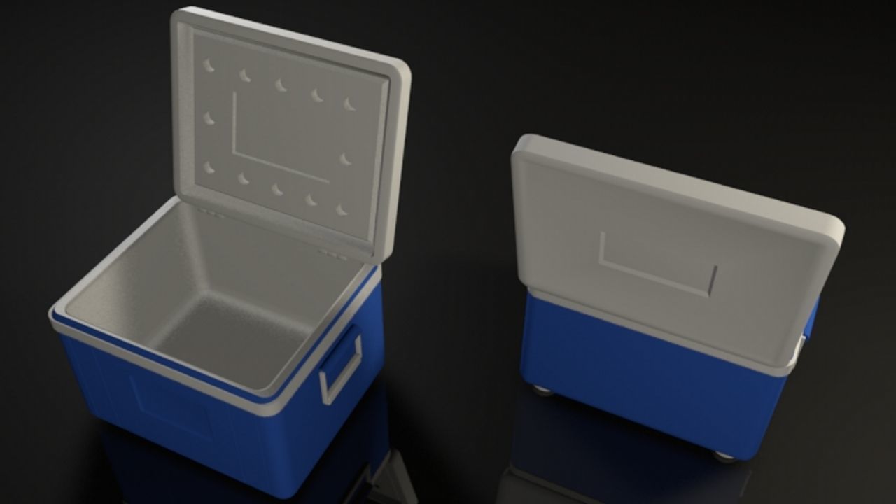3d cooler two coolers 3D model | CGTrader