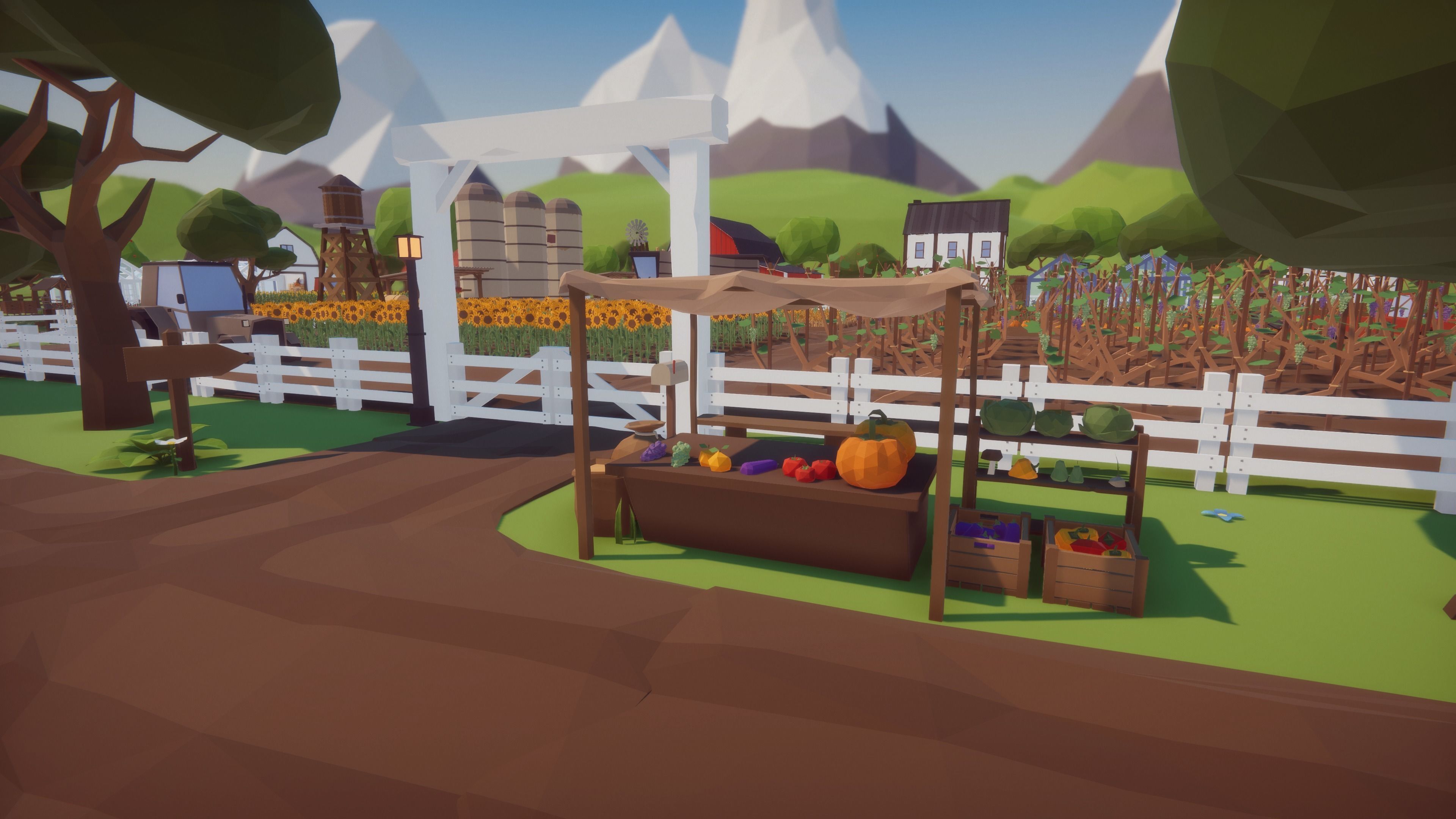 3D model Low Poly Farm Pack VR / AR / low-poly | CGTrader