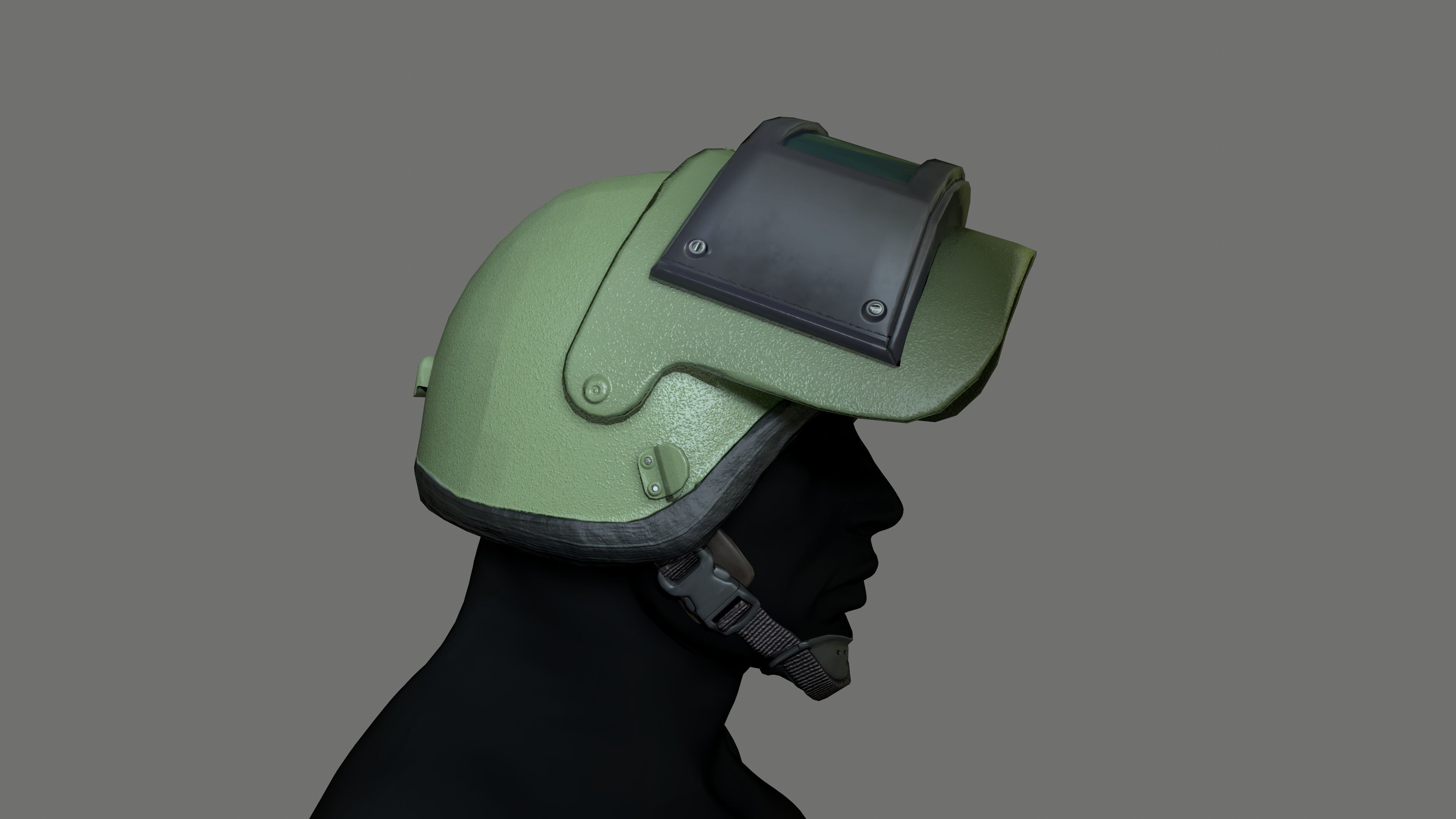 3D model Russian Assault Helmet PSH-77 low-poly 3d model VR / AR / low ...