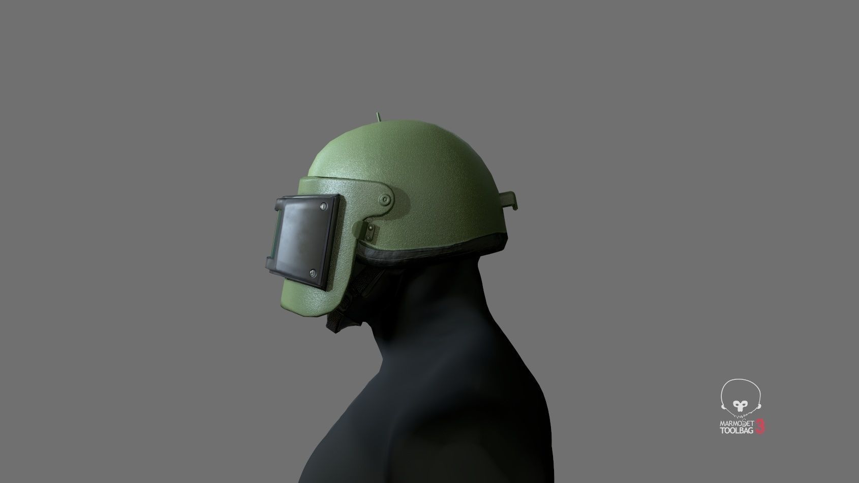 3D model Russian Assault Helmet PSH-77 low-poly 3d model VR / AR / low ...