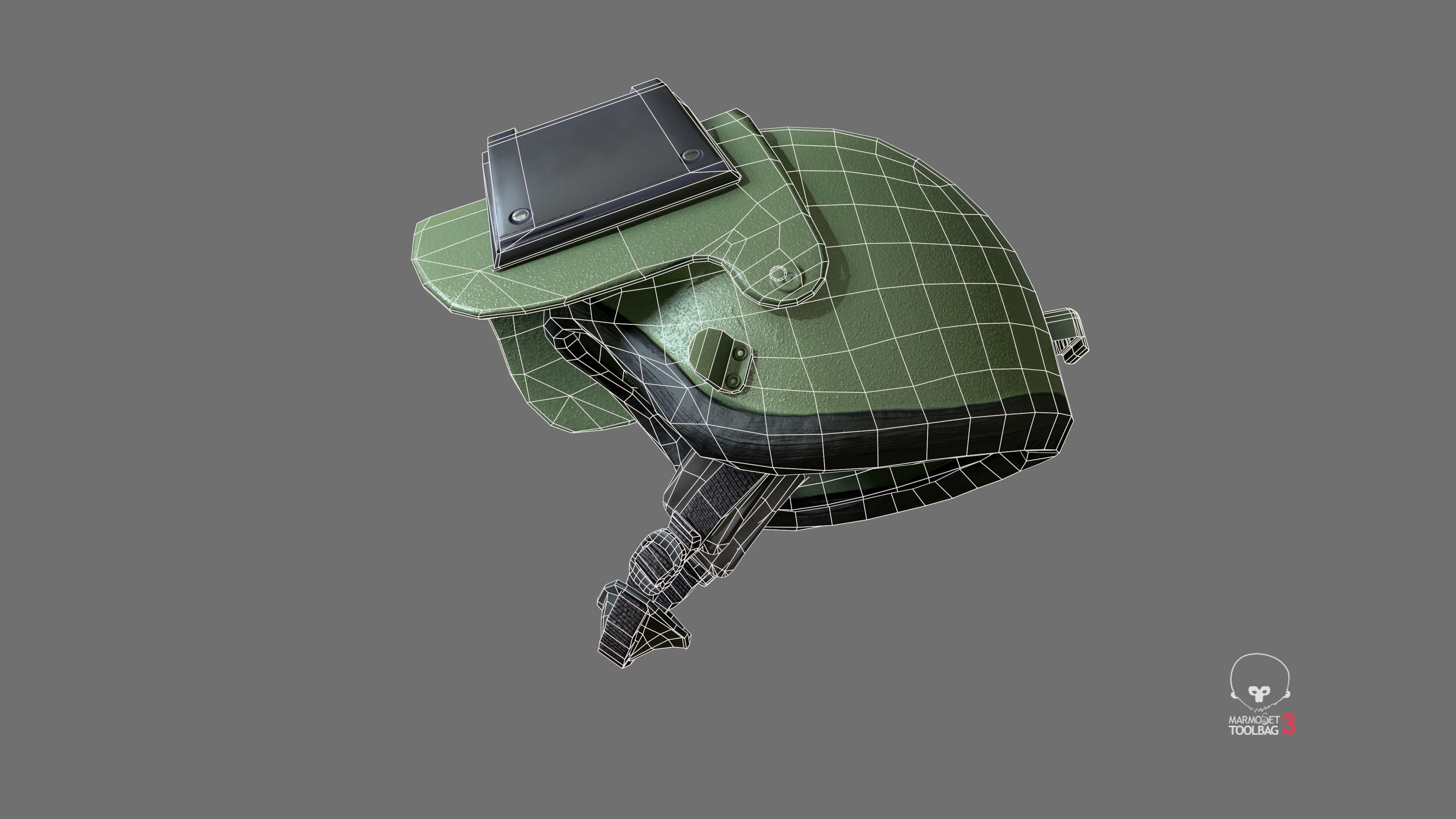 3D model Russian Assault Helmet PSH-77 low-poly 3d model VR / AR / low ...