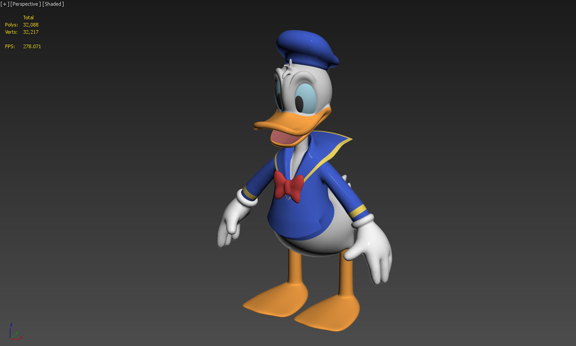 Donald Duck 3D model | CGTrader