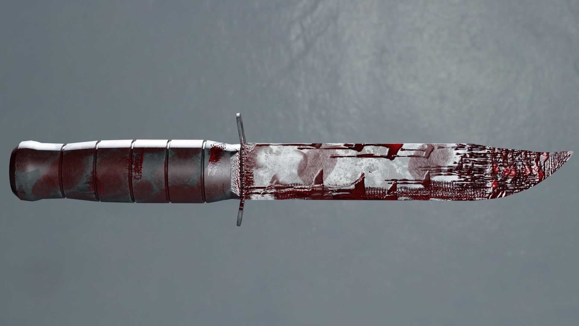 3D model Bloody Zombie Knife VR / AR / low-poly | CGTrader