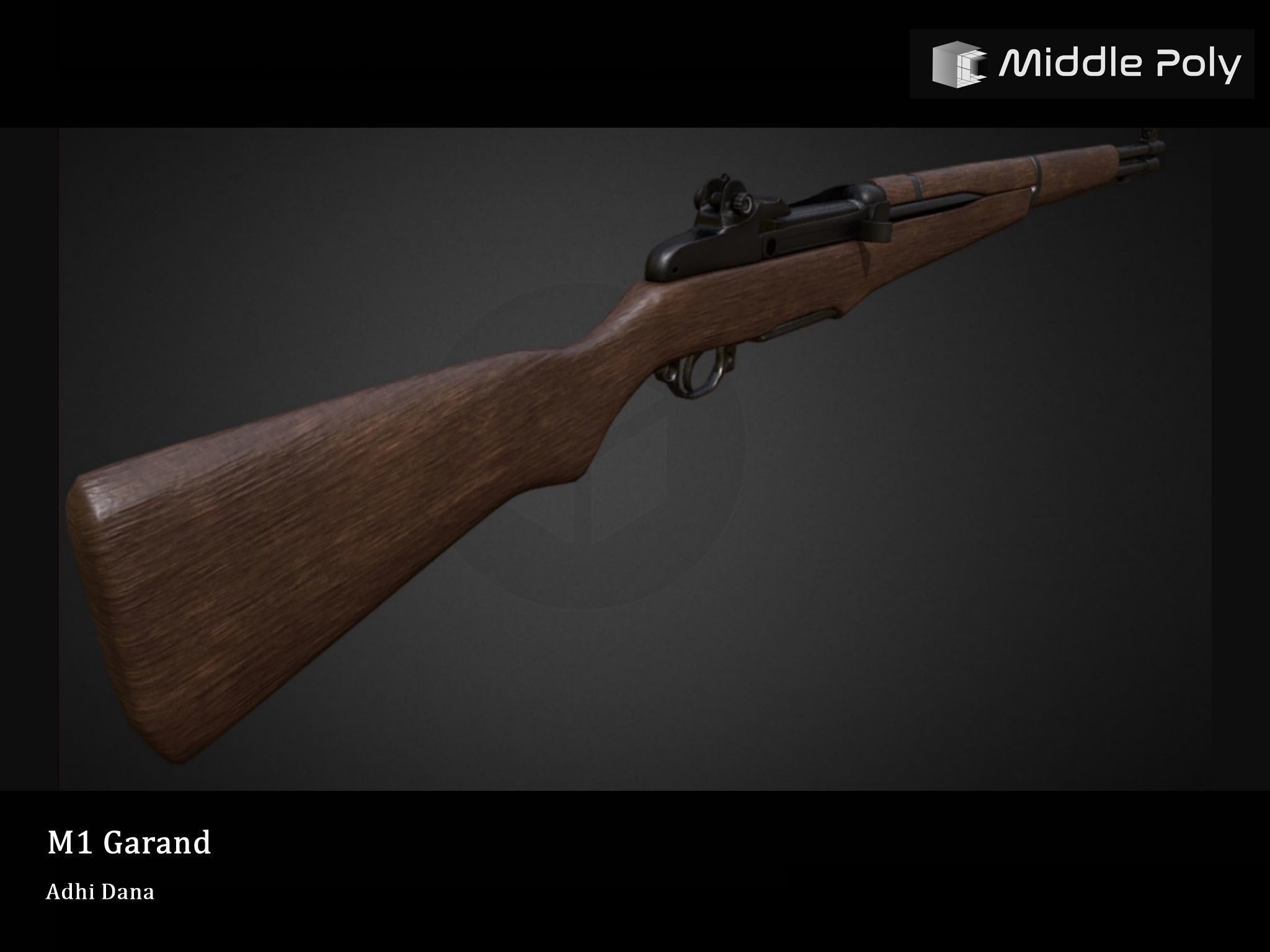 M1 Garand free VR / AR / low-poly 3D model | CGTrader