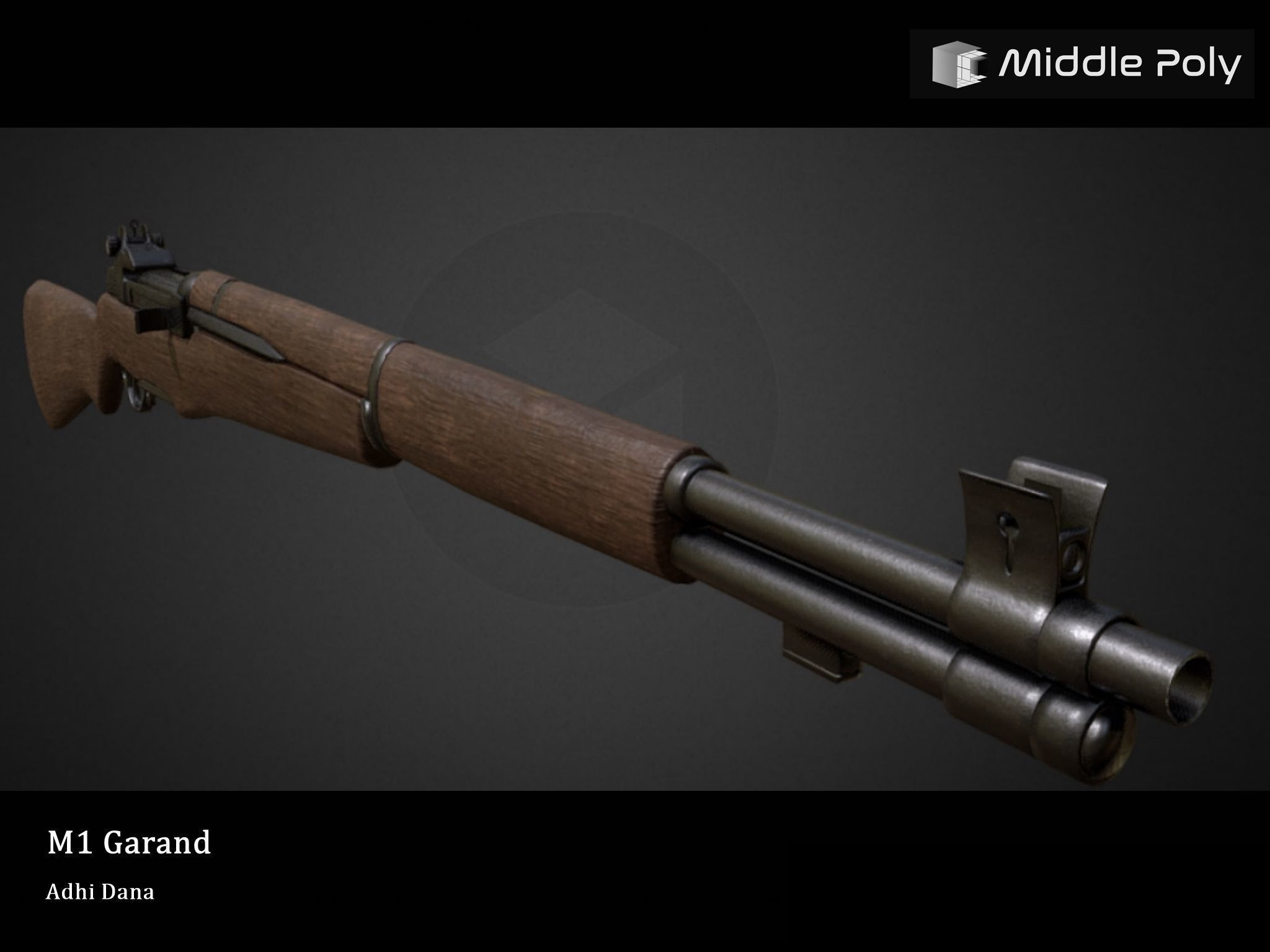 M1 Garand free VR / AR / low-poly 3D model | CGTrader