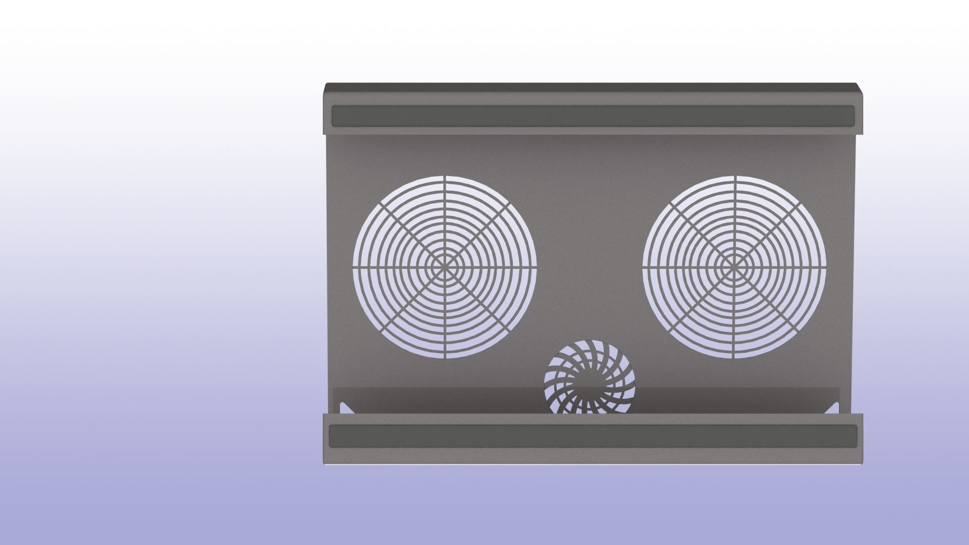 Laptop Cooler Stand 3D model 3D printable | CGTrader