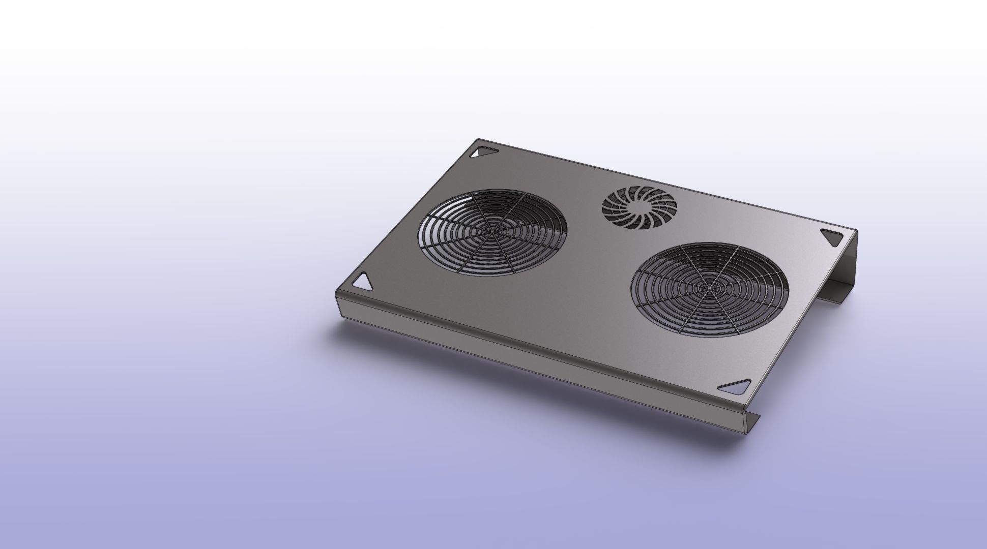 Laptop Cooler Stand 3D model 3D printable | CGTrader