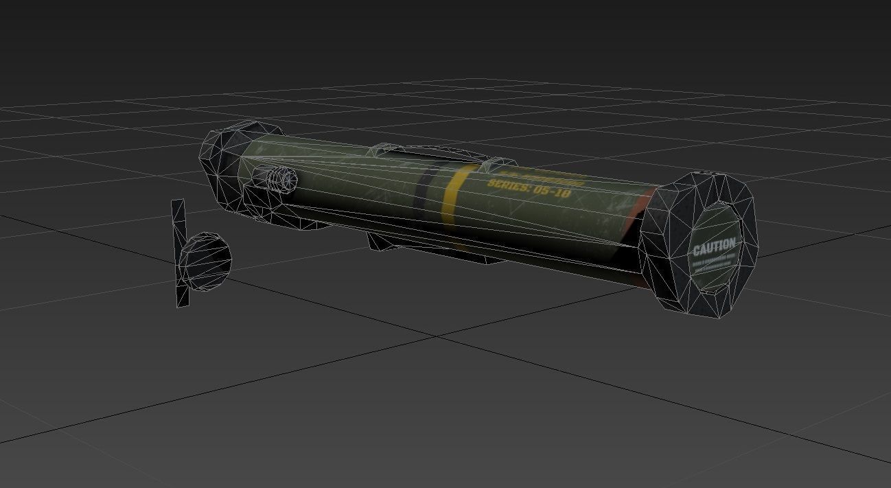 3D model Spike SR Launcher and Rocket VR / AR / low-poly | CGTrader