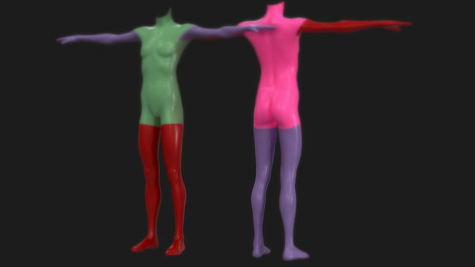 Base Body - Female 05 3D model | CGTrader