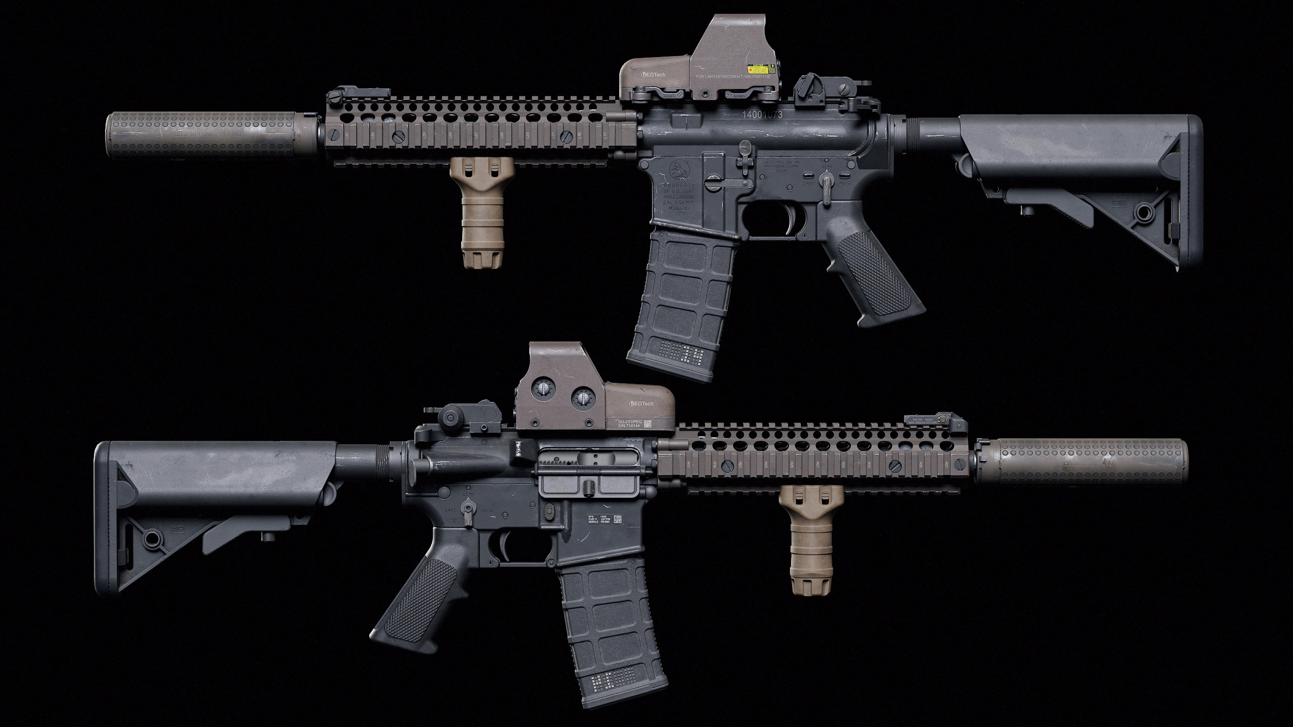 3D model M4 Block II CQBR VR / AR / low-poly | CGTrader