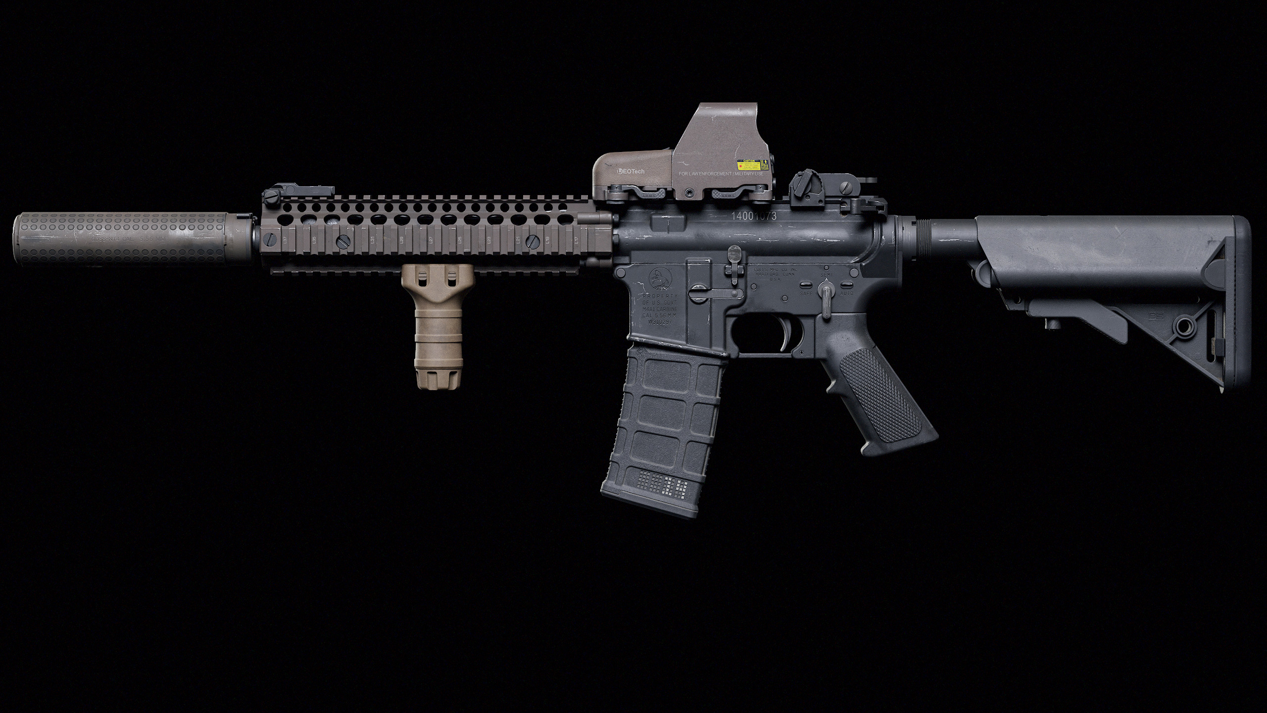 3D model M4 Block II CQBR VR / AR / low-poly | CGTrader