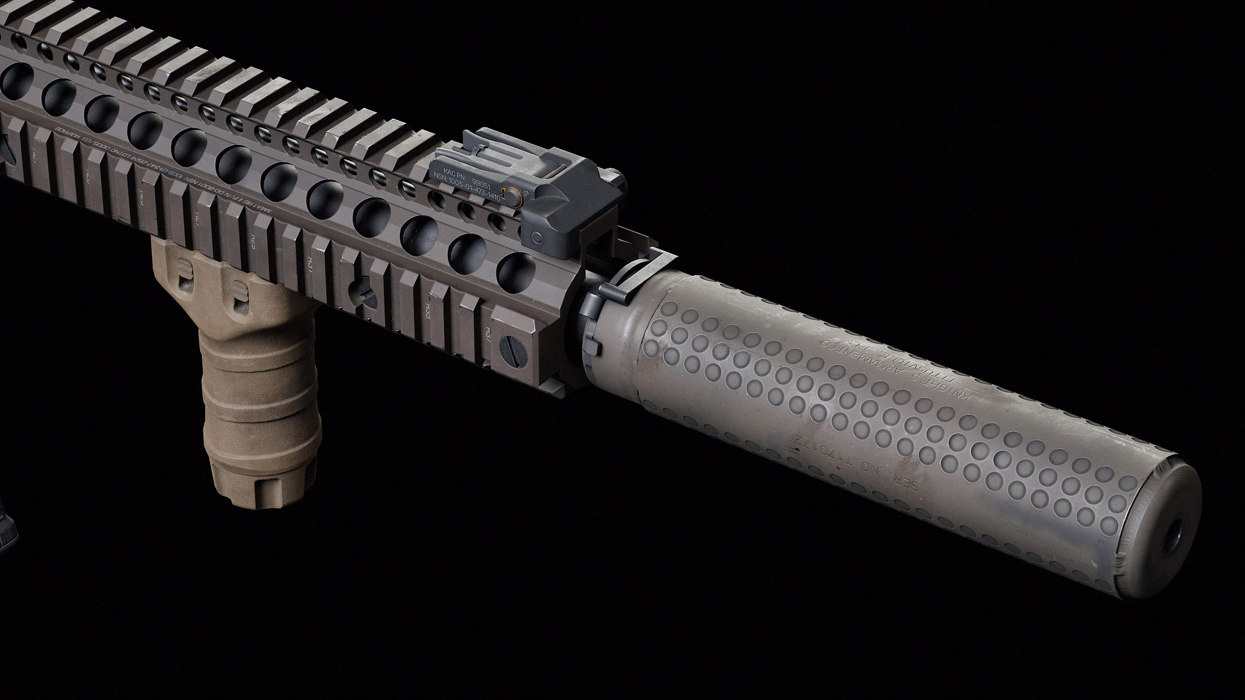 3D model M4 Block II CQBR VR / AR / low-poly | CGTrader