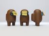 Among Us Dum Sticky Note Character 3D model | CGTrader