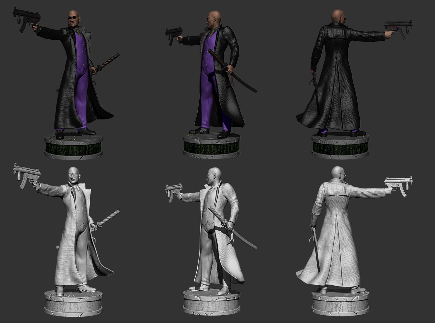 Morpheus - The Matrix 3D model 3D printable | CGTrader