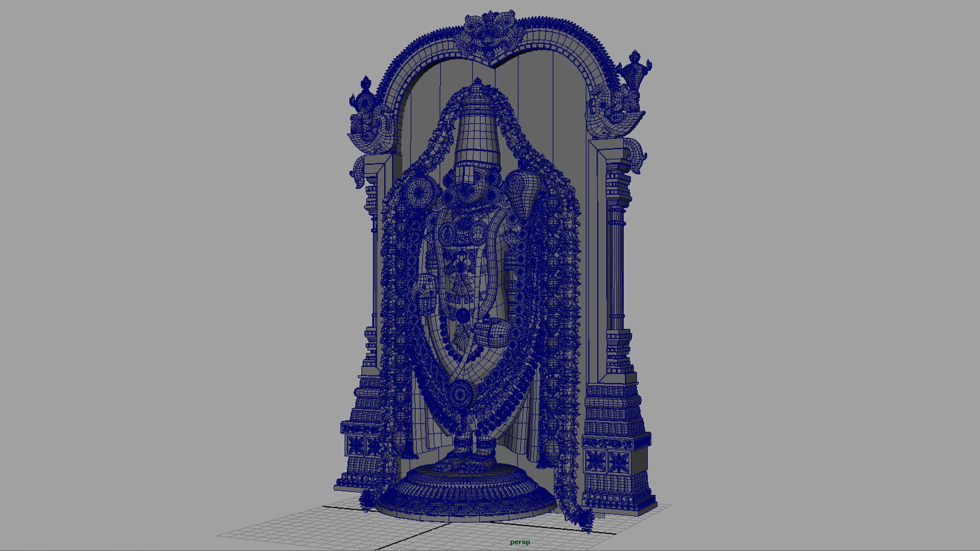 lord thirupathi Venkateswara balaji 3D model | CGTrader