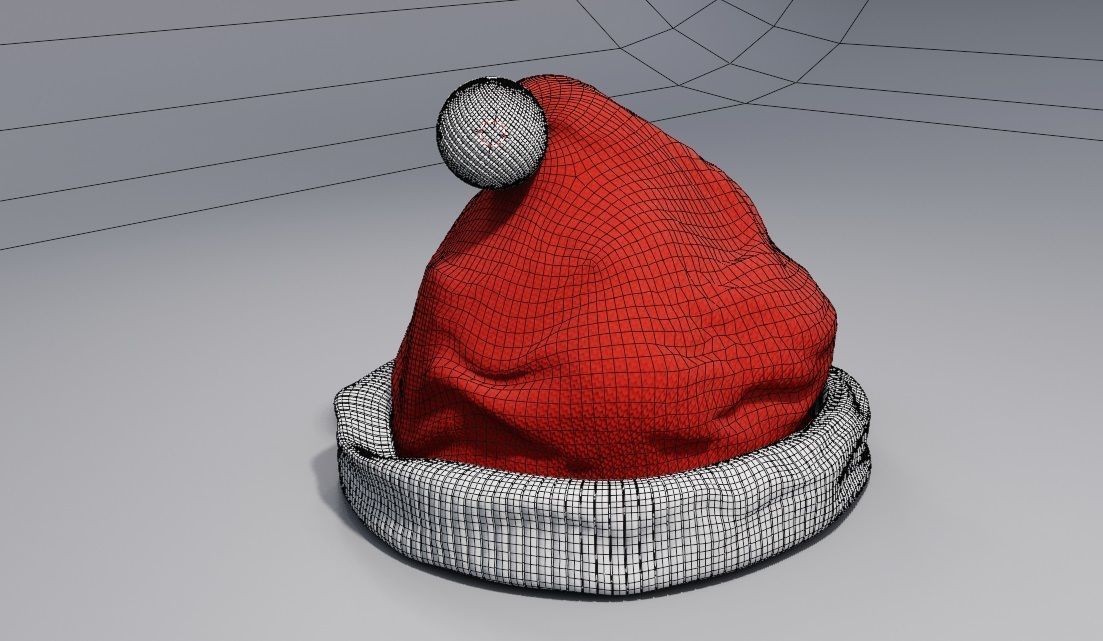 santa claus Christmas Hat 3D model | CGTrader