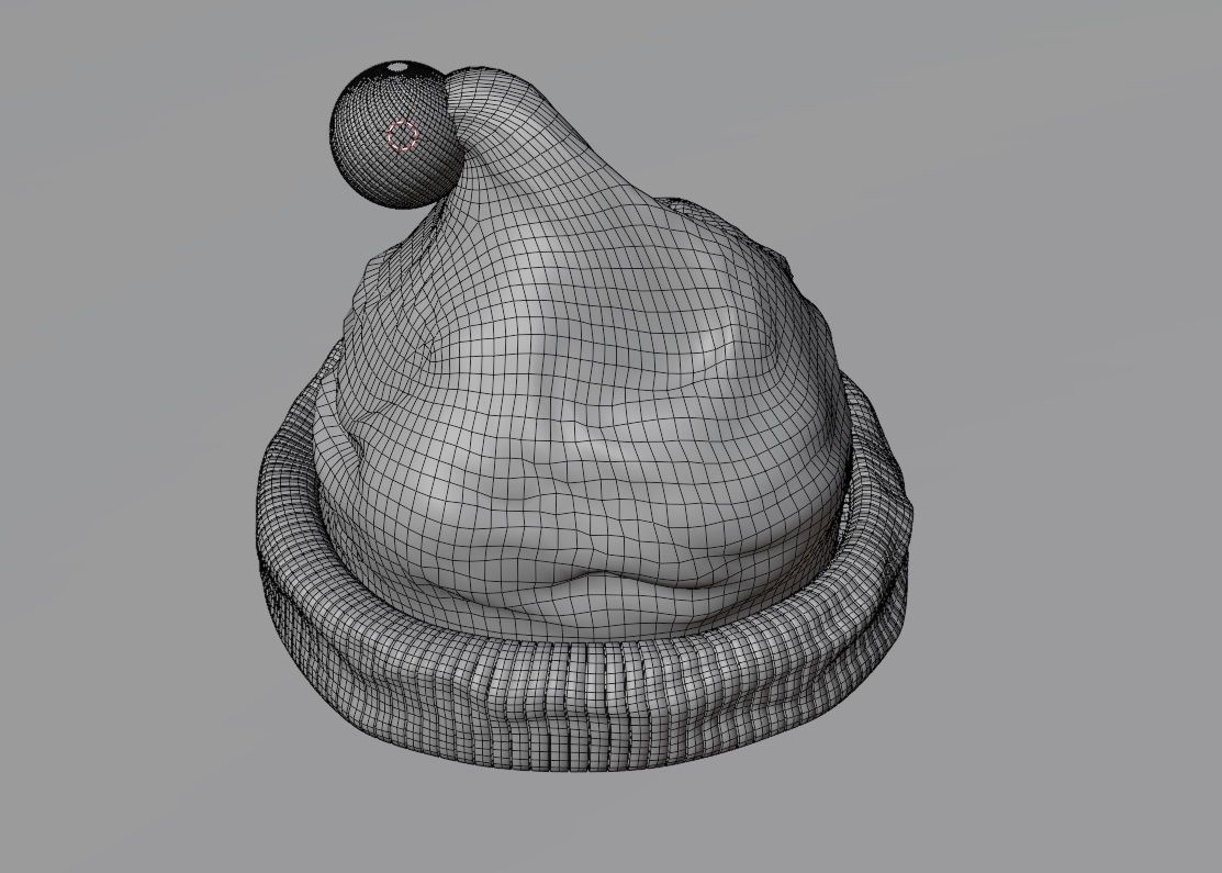 santa claus Christmas Hat 3D model | CGTrader