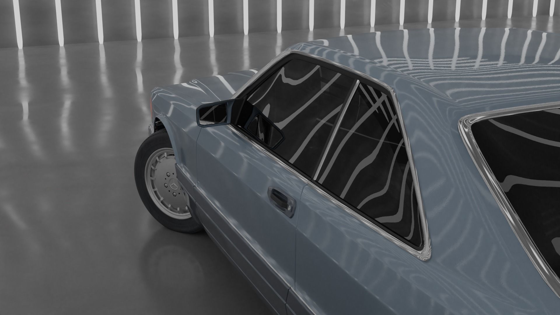 Mercedes Benz 560SEC c126 3D model | CGTrader