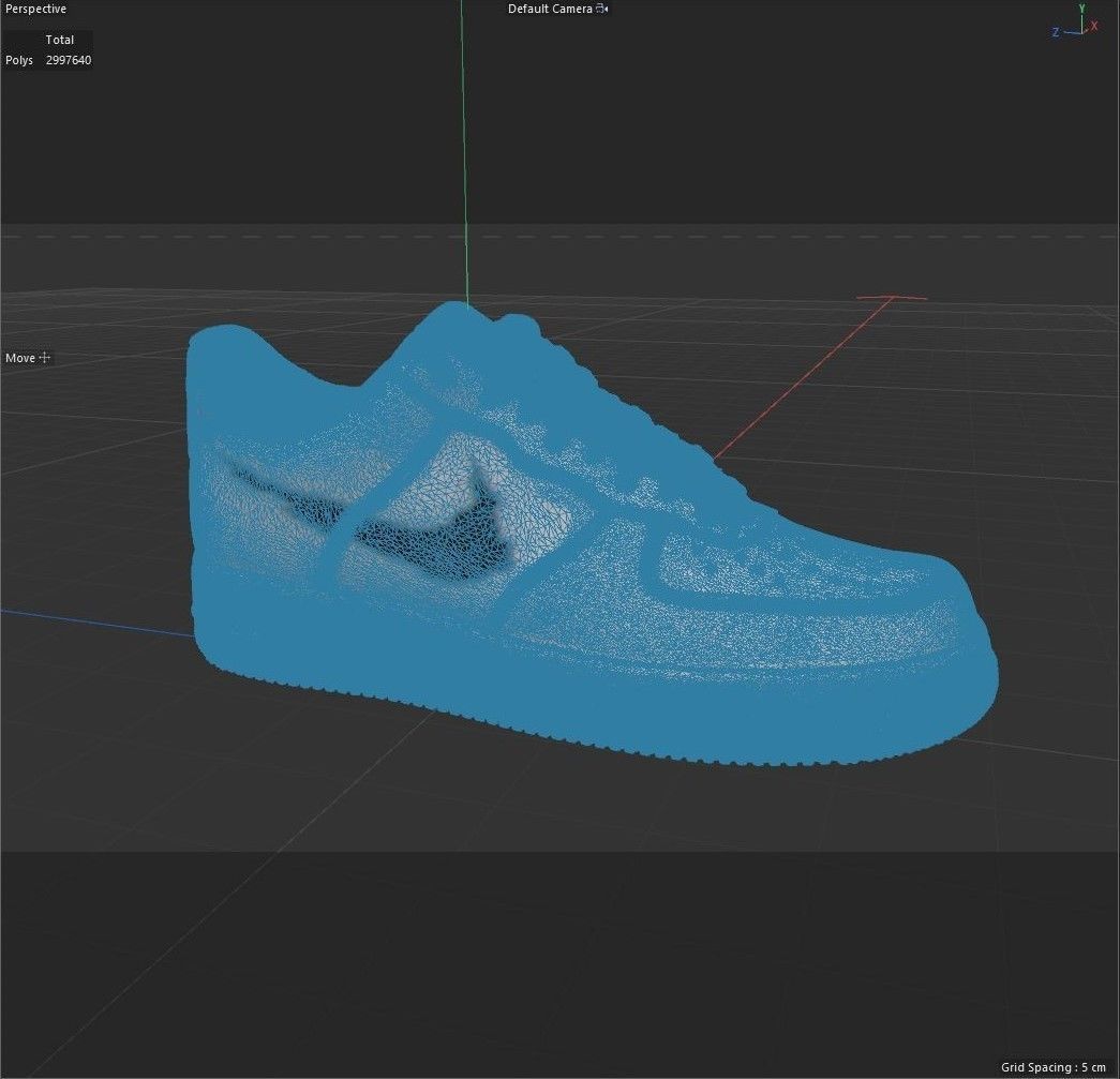 Nike Airforce One Orange White 8K Textures High Poly 3D model | CGTrader