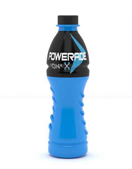 bottle powerade free 3D model | CGTrader