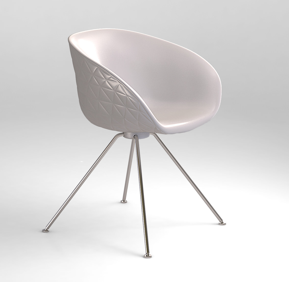 Tonon 905 structure steel wood chair 3D model | CGTrader