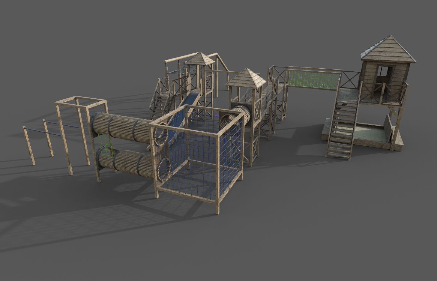 3D model Playground VR / AR / low-poly | CGTrader