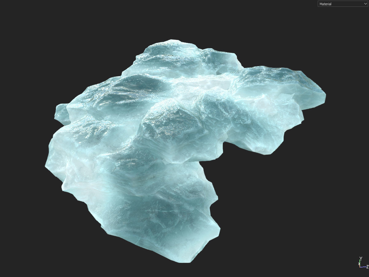 3D model Low poly iceberg modular VR / AR / low-poly | CGTrader
