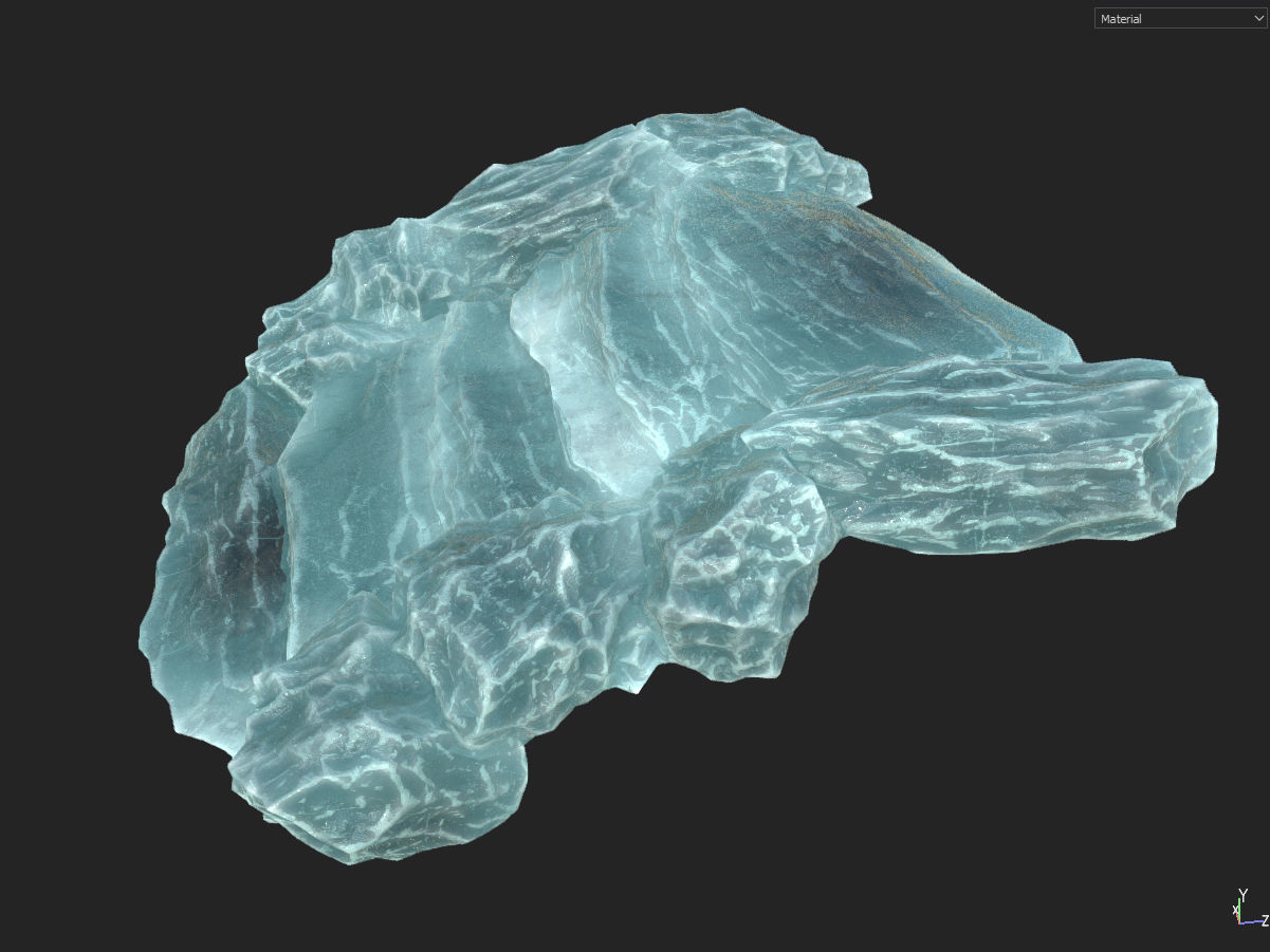 3D model Low poly iceberg modular VR / AR / low-poly | CGTrader