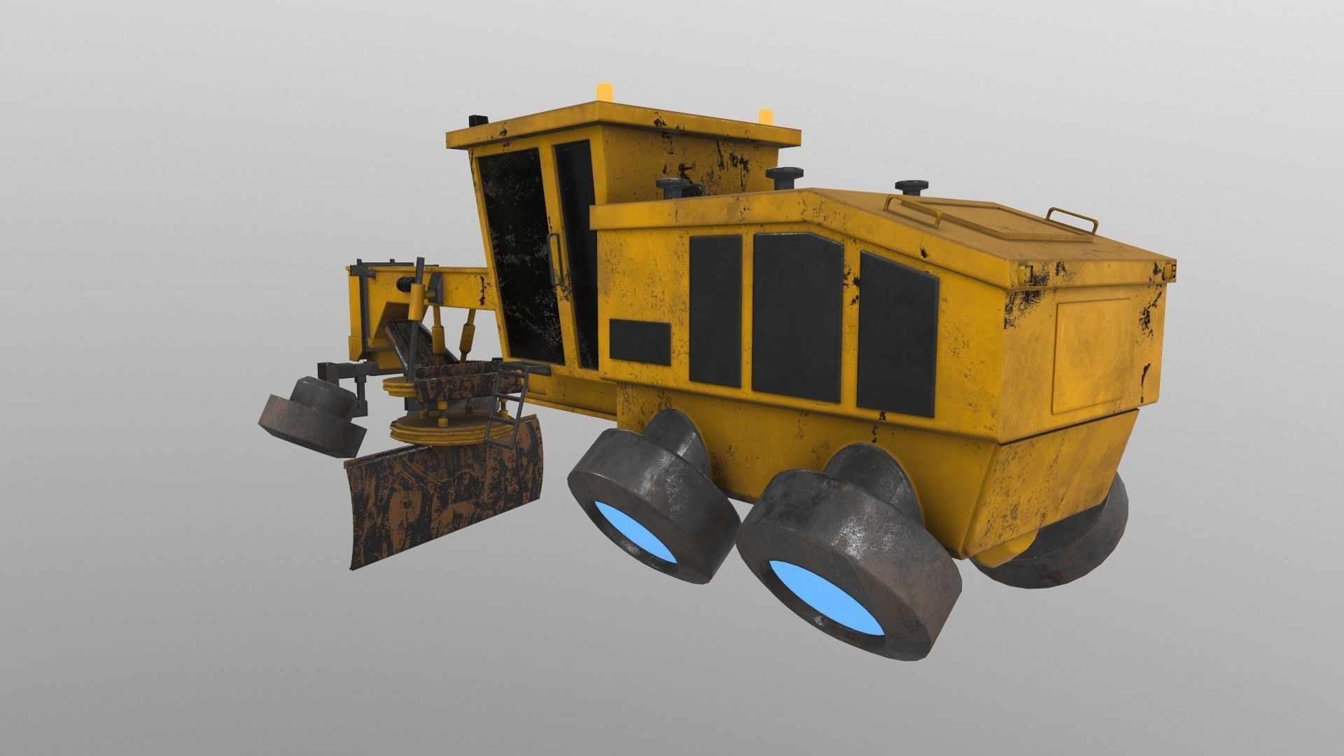 3D model Cyberpunk Work Machines 04 VR / AR / low-poly | CGTrader