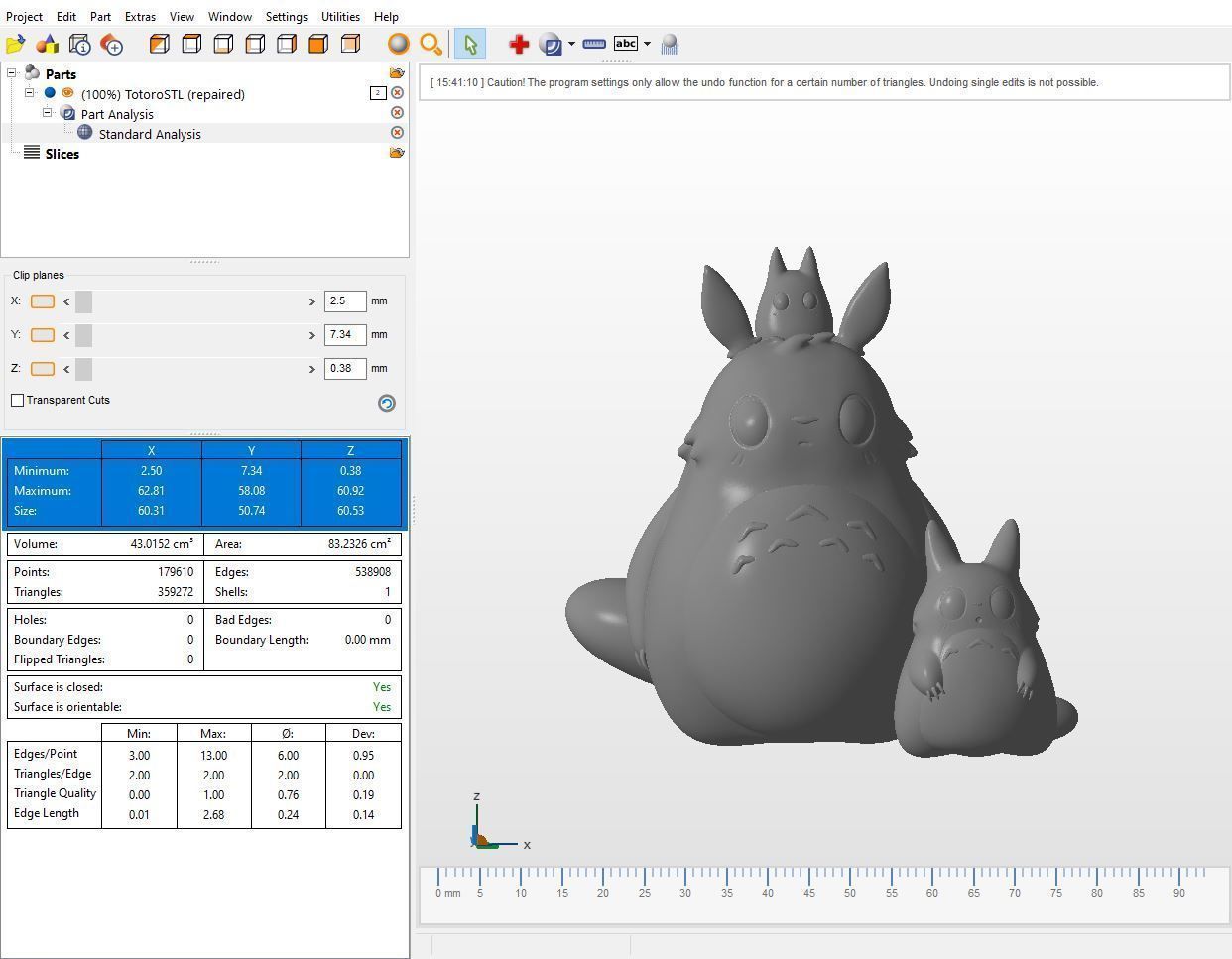 Totoro 3D model 3D printable | CGTrader