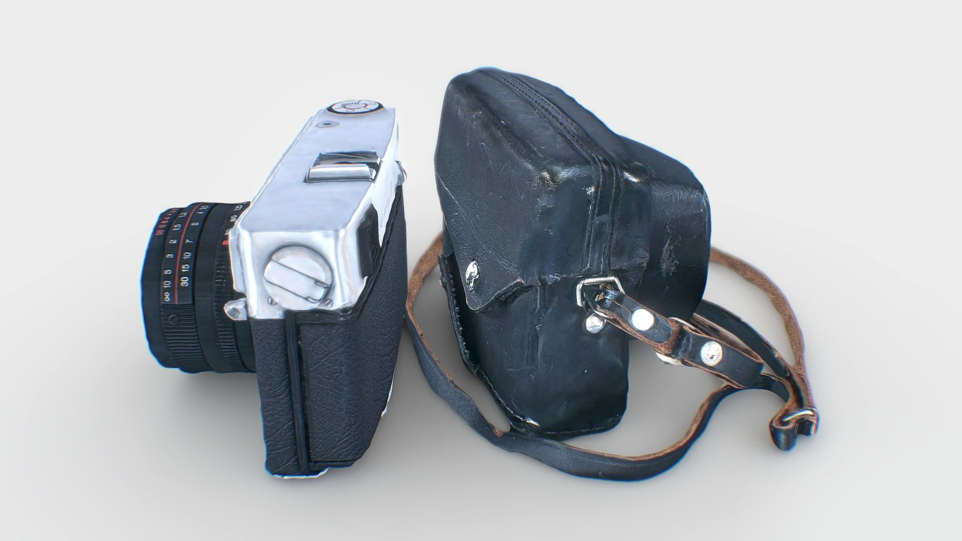 3D model 3D scan - Photogrammetry of a vintage camera VR / AR / low ...