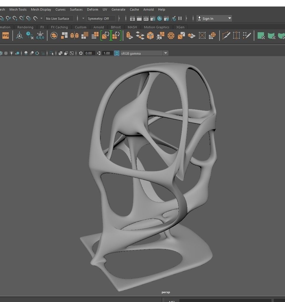 Neuron Head Sculpture 3D model 3D printable | CGTrader