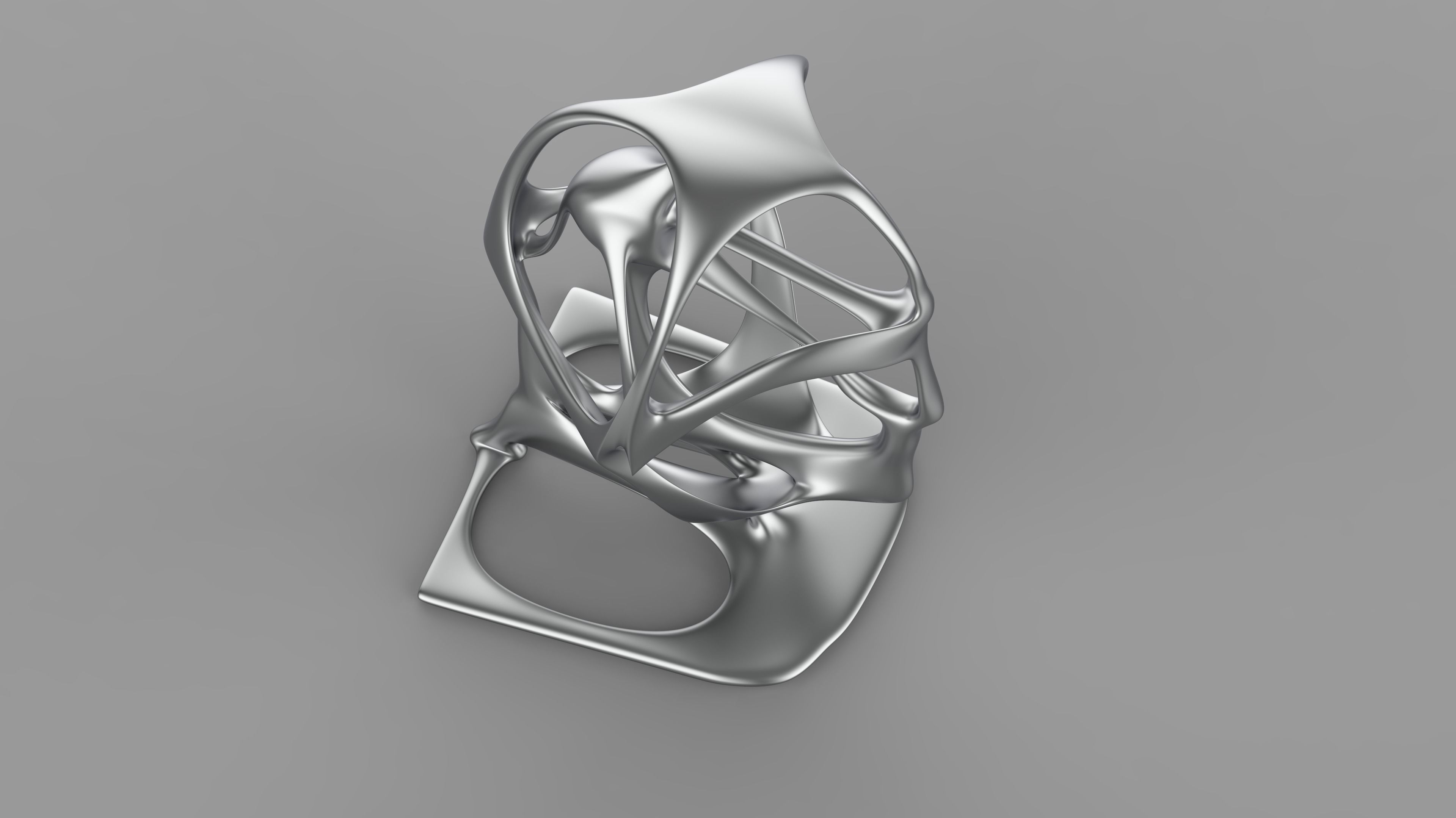 Neuron Head Sculpture 3D model 3D printable | CGTrader