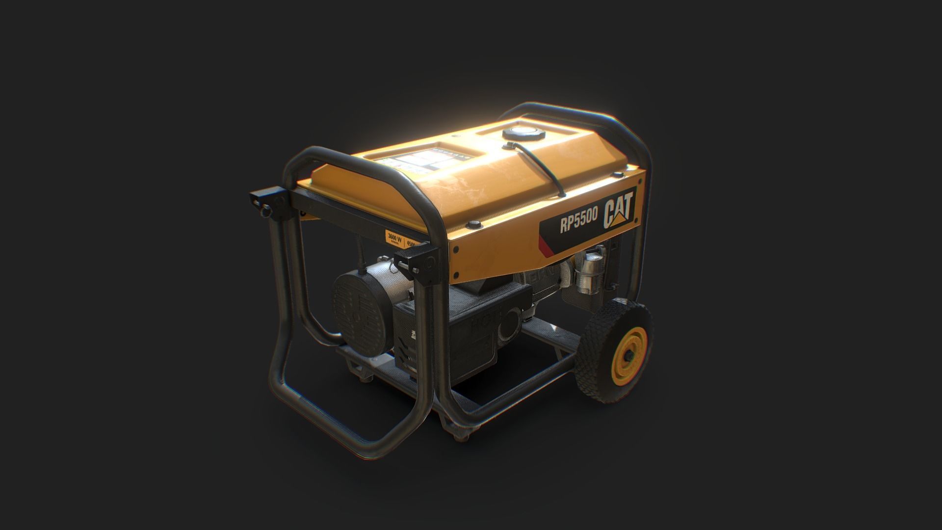 3D model Electric generator - CAT RP 5500 VR / AR / low-poly | CGTrader