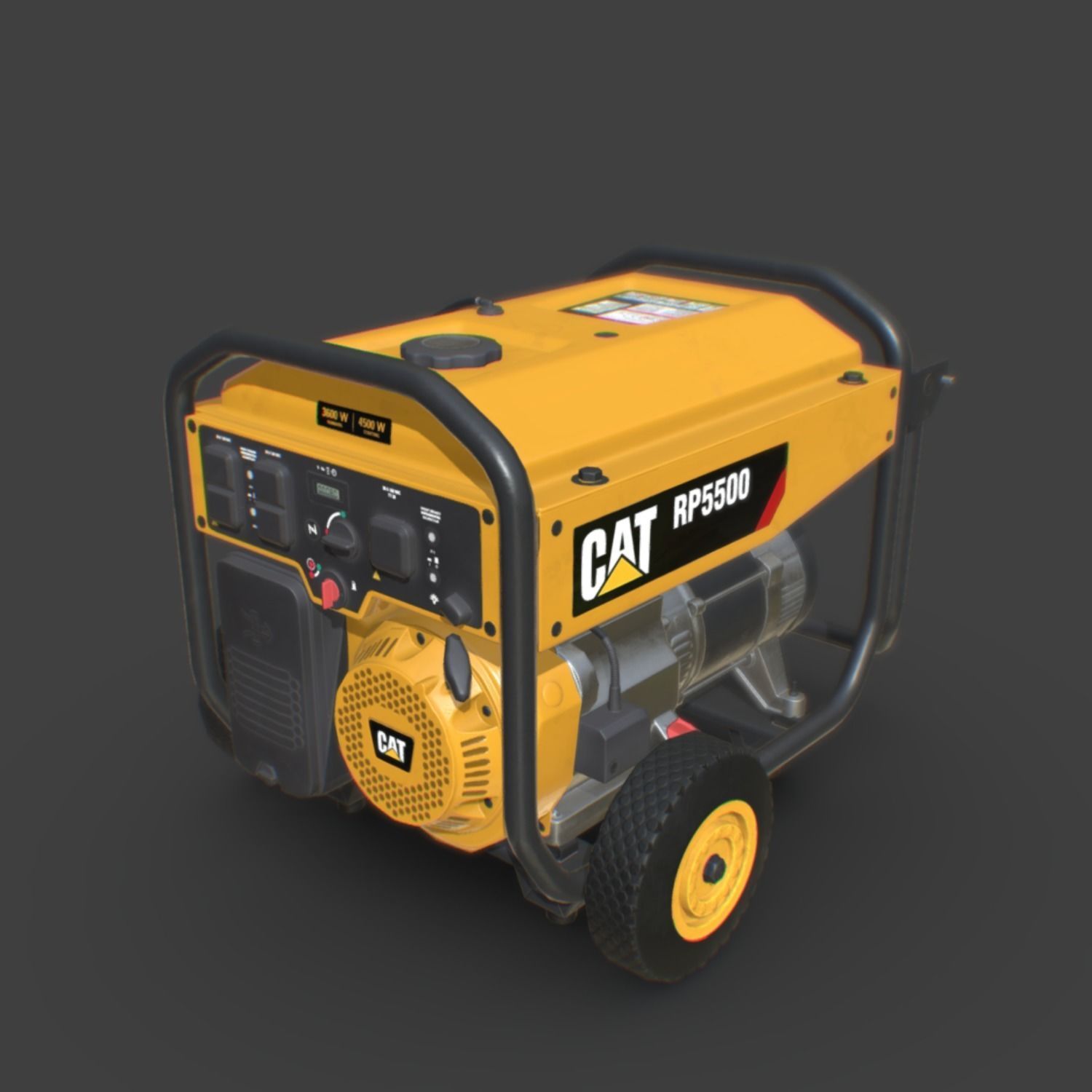 3D model Electric generator - CAT RP 5500 VR / AR / low-poly | CGTrader
