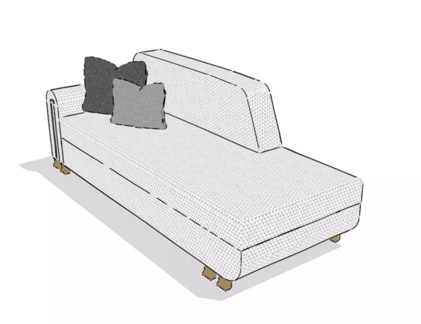 Dmitry and Co Masson Daybed 3D model | CGTrader