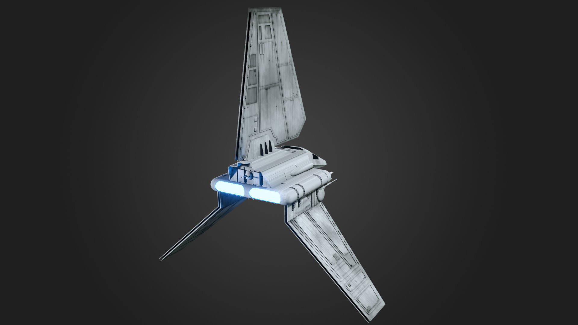 Imperial Shuttle 3D model | CGTrader