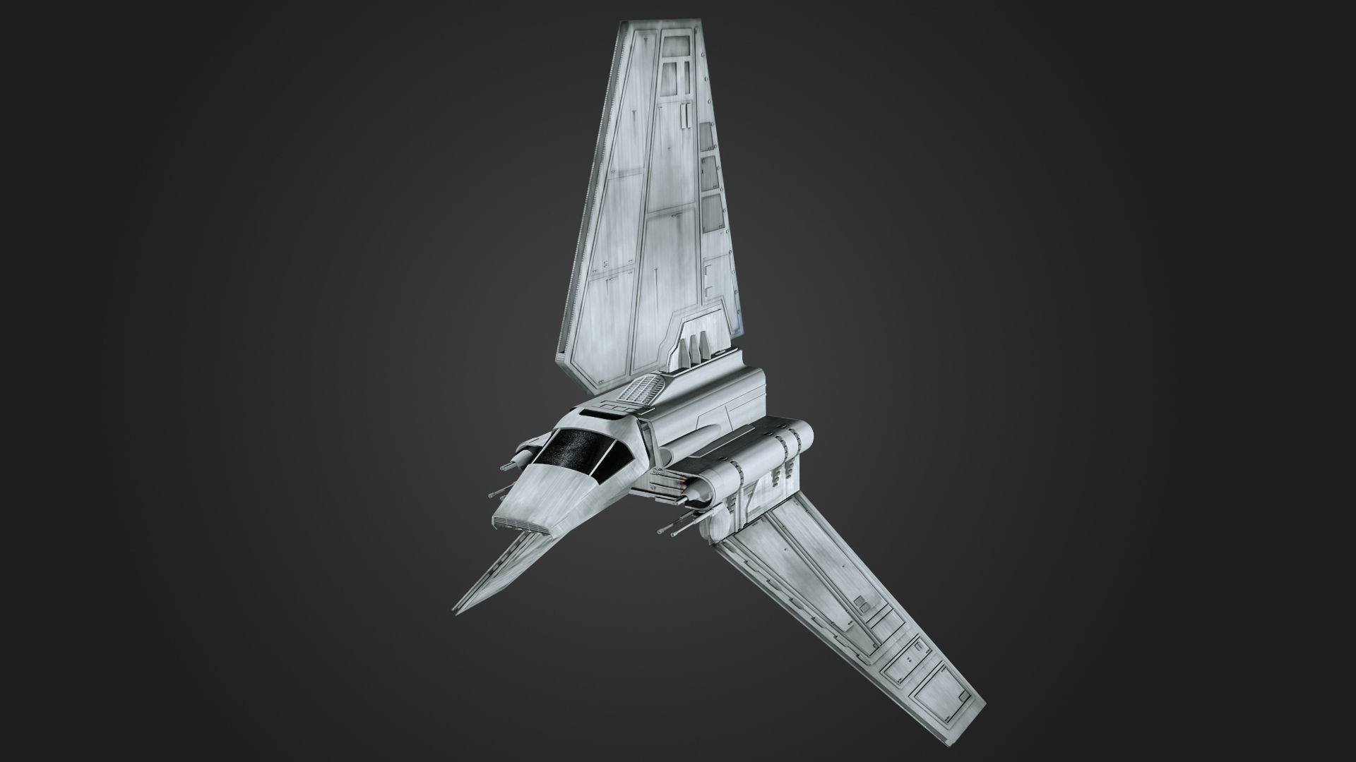 Imperial Shuttle 3D model | CGTrader