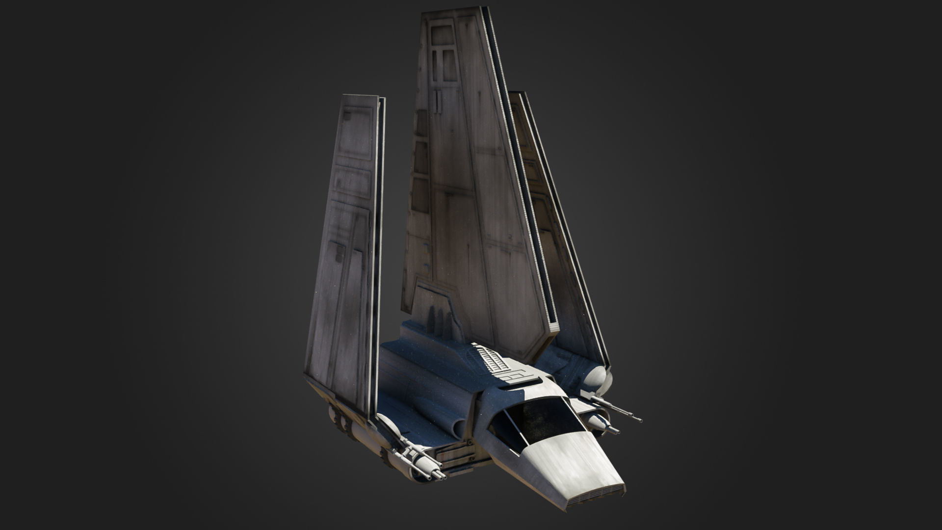 Imperial Shuttle 3D model | CGTrader