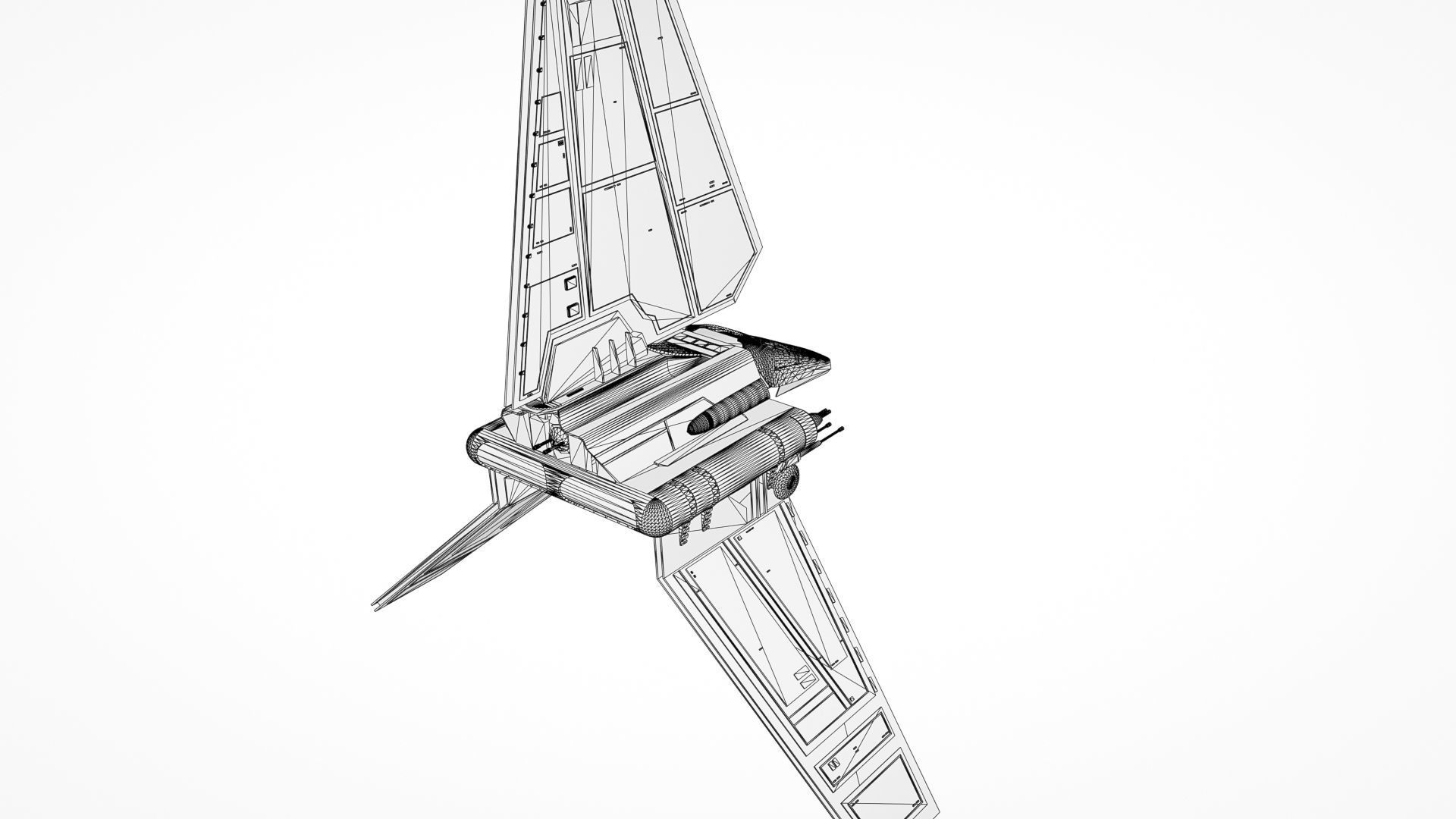 Imperial Shuttle 3D model | CGTrader